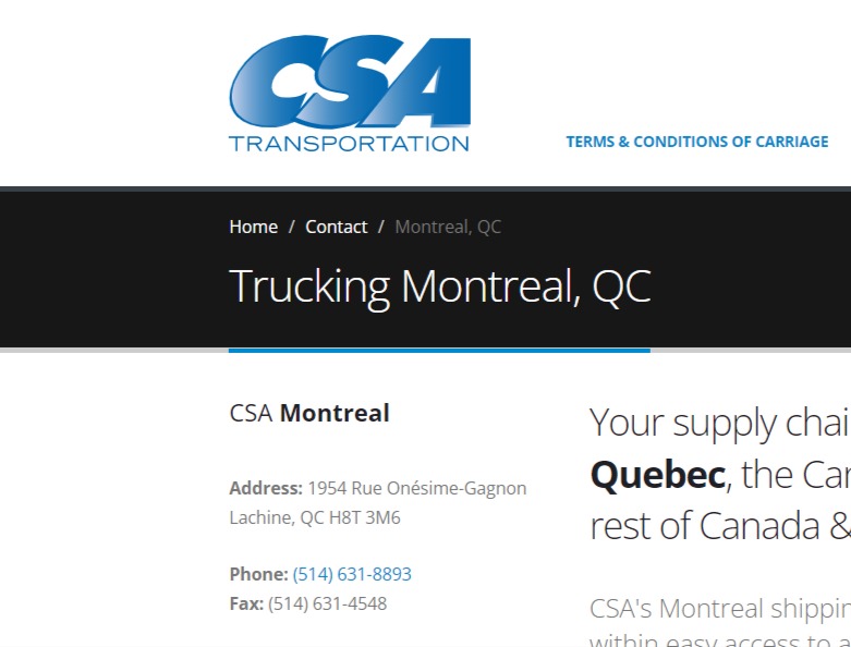 ⭐ 9 BEST Trucking Companies in Montreal - 5 Star Rated Near You - TrustAnalytica