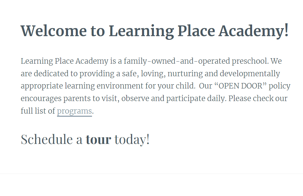 4.7 ⭐ The Learning Place Academy Orlando Reviews by Real Customers 2025